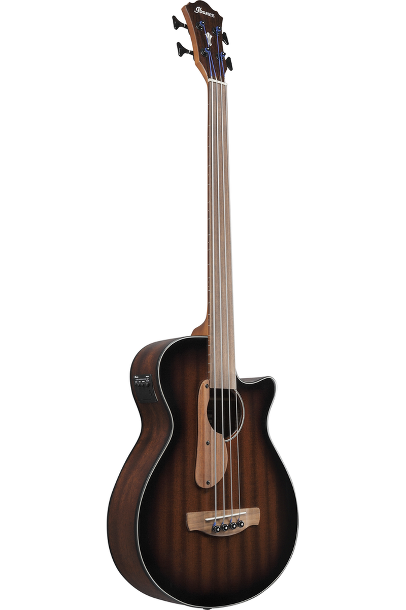IBANEZ AEGB24FE Mahogany Sunburst Fretless Acoustic Bass