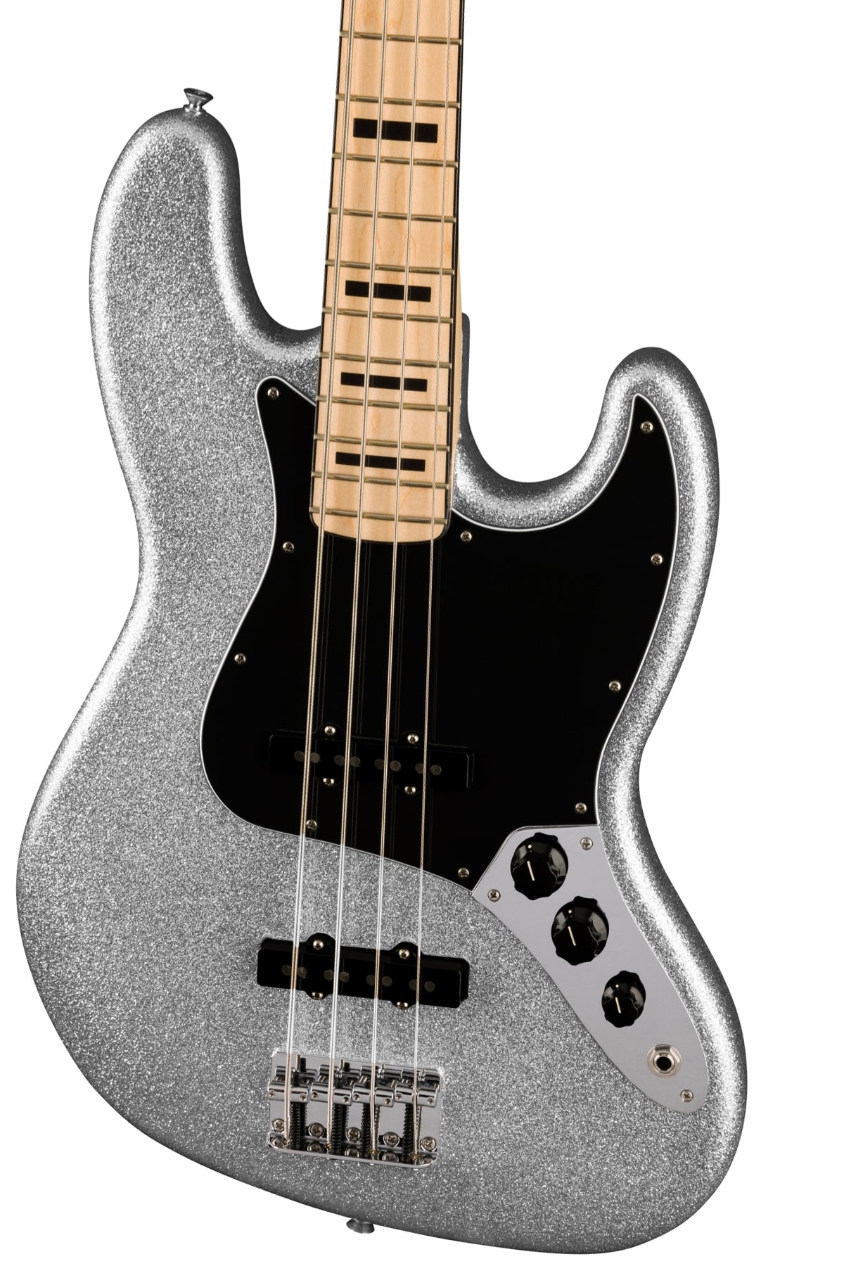 Fender Mikey Way Jazz, Limited Edition Silver Sparkle | Bass Centre