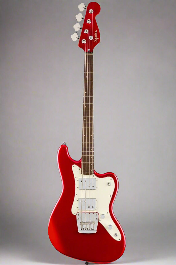 Squier Paranormal Rascal Bass HH FSR Candy Red