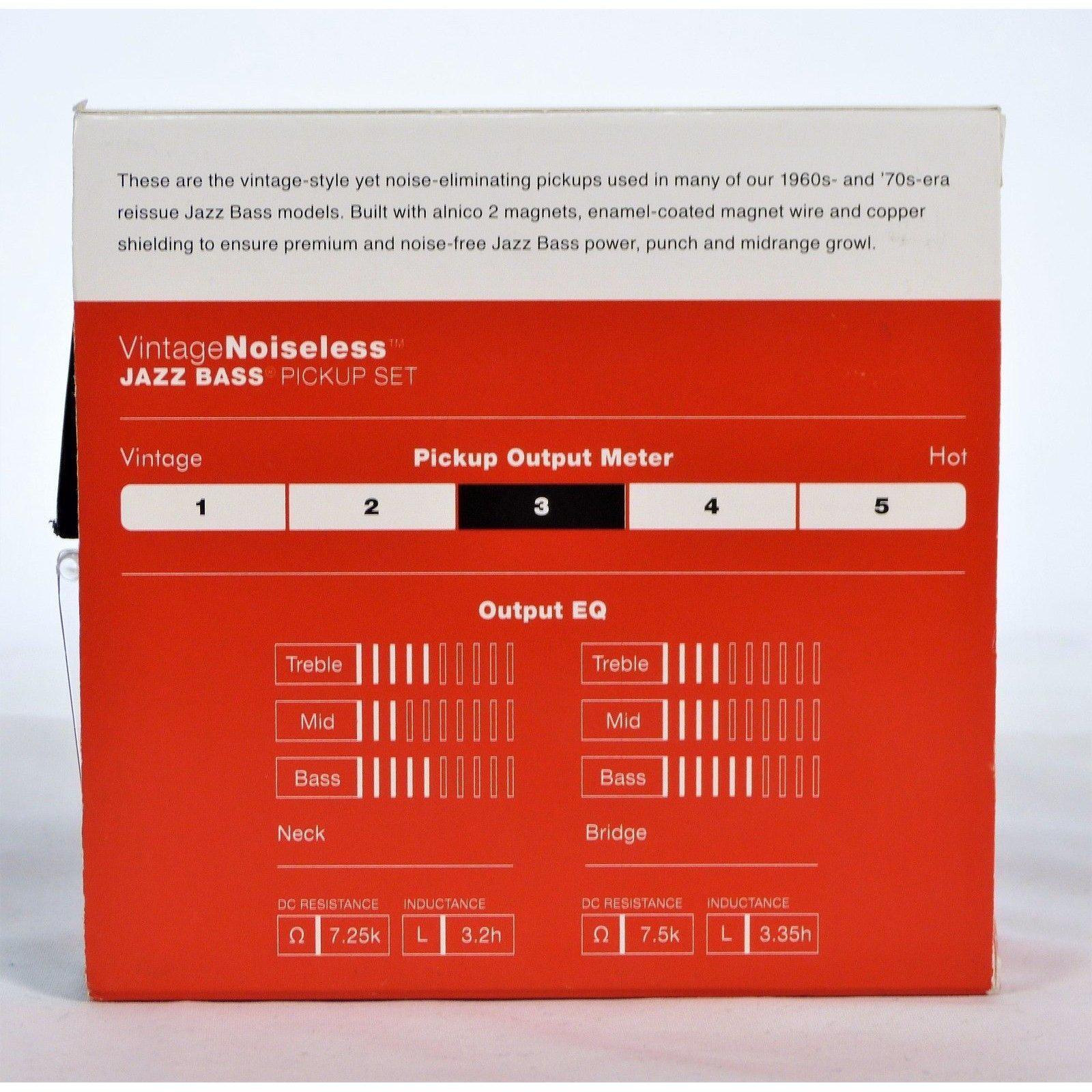 Fender Vintage Noiseless Jazz Bass Pickup Set 4 string